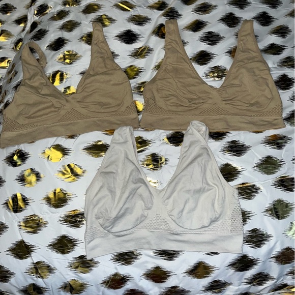 Intimates & Sleepwear | Tan White Sports Bras | Poshmark